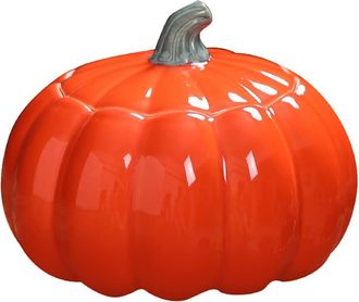 Cabilock Keramik Vorratsdose mit Deckel Kürbis Form Teedose Kaffeedose Gewürzdose Bonbondose Vorratsbehälter Aufbewahrungsdose für Tee Gewürz Getreide