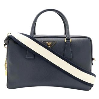 Prada Sac bandouli&egrave;re vintage doccasion - Femme - Pre-owned - Bleu - Taille: ONE Size
