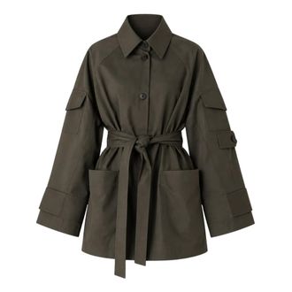 Meimeij Caban Coat - - Coats - Damen - Gr&uuml;n - 2XS