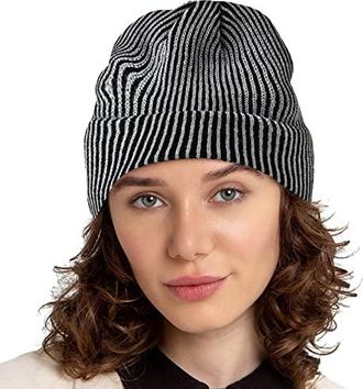 Generic Bonnet Femme Hiver Bonnet Femme Chapeau Femme Hiver Confortable Classique - Ray&eacute; Laine Acrylique Hiver, Coupe Oreilles Chaude, Style Europ&eacute;en pour &Eacute;qu