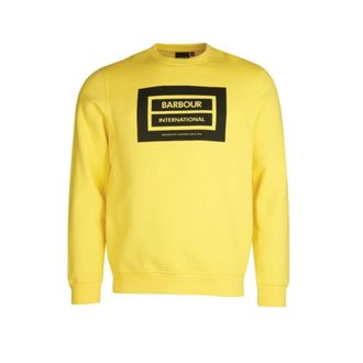 Barbour Homme, Sweatshirts et sweats à capuche, Jaune, Taille: L SweaT-shirt Logo Legacy