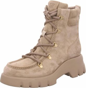 Paul Green Schn&uuml;rstiefelette - - Shoes - Damen - Beige - 38 1/2 EU