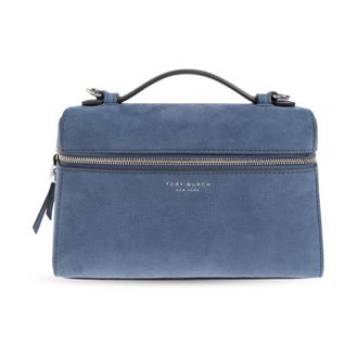 Tory Burch Romy Nubuck Slim Top Handle - - Bags - Damen - Blau - ONE SIZE