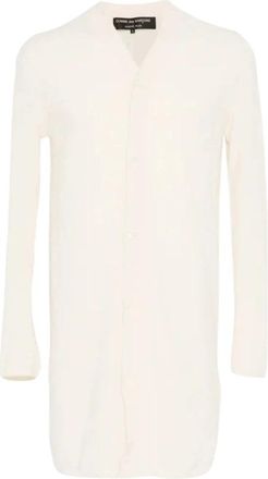 Comme Des Gar&ccedil;ons Langer Knopfleisten-Strickcardigan - - Knitwear - Herren - Wei&szlig; - L