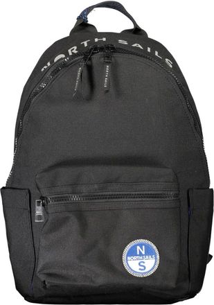 North Sails Homme, Sacs, Noir, Taille: ONE Size Sac &agrave; Dos Noir avec Compartiment pour Ordinateur Portable