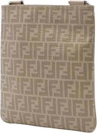 Fendi Sac bandouli&egrave;re vintage Pre-owned - Femme - Pre-owned - Beige - Taille: ONE Size