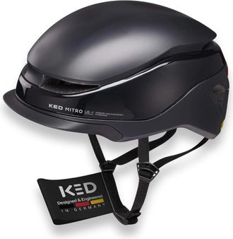 KED Cycling Mitro UE-1 Helm F&uuml;r E-Bike, City & Pendler | Urban Fahrradhelm Mit MIPS, BOA-System & Bel&uuml;ftung | NTA 8776 Zertifiziert | Farbe: Black, Gr&ouml;&szlig;e: 58-61 (