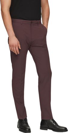 s.Oliver Black Label Herren Anzugshose Wollmix, Slim Fit, Rot, 98