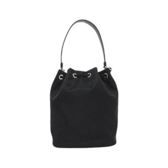 Prada Pre-owned Tessuto Ricamo Shoulder Bag - - Pre-owned - Damen - Schwarzk - ONE SIZE
