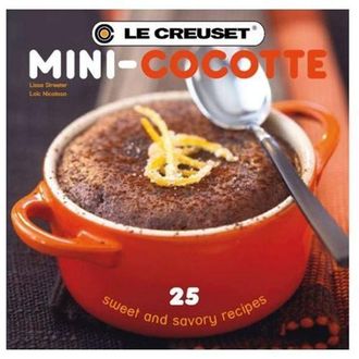 LE CREUSET Le Creuset Mini-Cocotte Kochbuch: 25 Rezepte, Steinzeug, Unglazed, Rund, 528 cm&sup3;