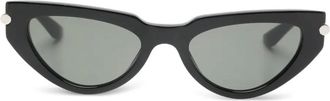 Alexander McQueen Eyewear Sonnenbrille mit Cat-Eye-Gestell - Schwarz