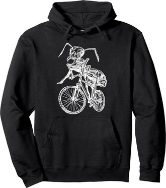 Seembo Ameisen-Fahrrad mit Insekten, Tiere, Radfahrer Pullover Hoodie