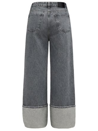 Ganni Double Fly Jeans - Charcoal
