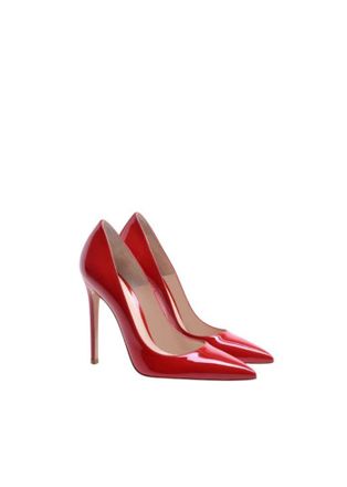 Gianvito Rossi Tabasco Red Patent 115 Gianvito Pumps Size 38