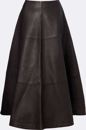 Altuzarra Jupe midi Varda en cuir