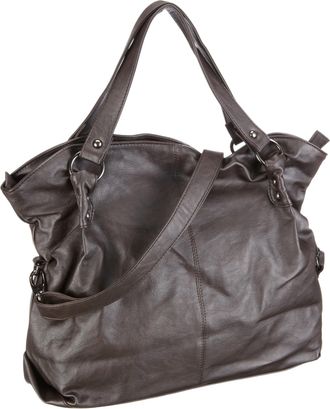 Pieces Pieces VALA Big Bag AU11 17033465, Damen Schultertaschen, Braun (Mocca), 37x30x15 cm (B x H x T)