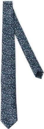 Au Printemps Paris Cravate imprimé fleurs