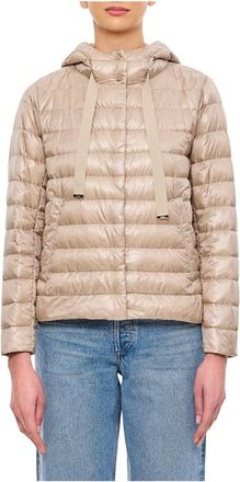 Herno Femme, Vestes, Beige, Taille: 36 FR Veste Ultral&eacute;g&egrave;re en Nylon