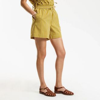 La Redoute Collections Short Ray&eacute; &Agrave; Taille &Eacute;lastiqu&eacute;e