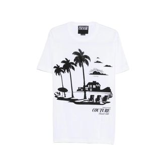 Versace Jeans Couture Palm-graphic T-shirt