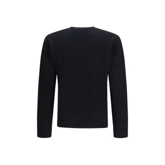 Valentino Mens Black Wool Oves Aries Sweatshirt Clothing