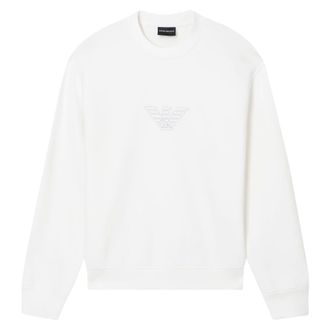 Emporio Armani Herren, Sweatshirts & Hoodies, Wei&szlig;, XLGr&ouml;&szlig;e