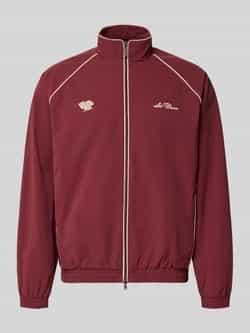Les Deux Trainingsjacke mit Label-Stitching Modell Seersucker