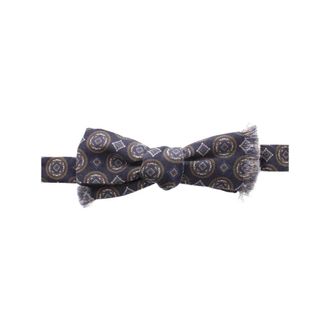 Dolce & Gabbana Blaue Barock Seiden Fliege - - Accessories - Herren - Mehrfarbig - ONE SIZE