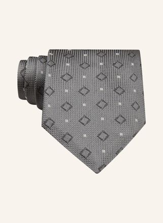 HUGO BOSS Krawatte grau