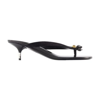 Versace Pumps- Gr&ouml;sse 50 - Versace - Leder - Schwarz - - Shoes - Damen - Schwarzk - 38 EU