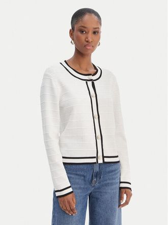 Morgan Strickjacke 261-MLIO Wei&szlig; Regular Fit