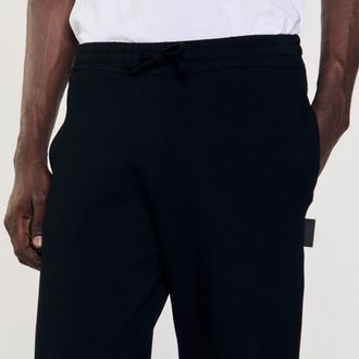 Sandro Pantalon de jogging en maille