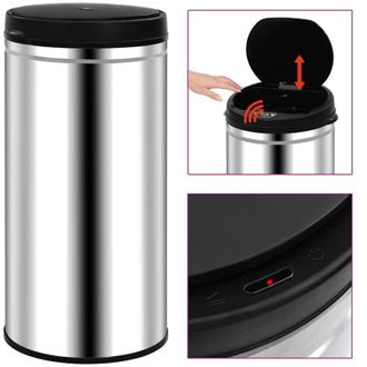 vidaXL Automatischer Sensor-M&uuml;lleimer 70 l Edelstahl - Vidaxl