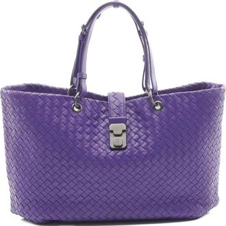 Bottega Veneta 2010s Intrecciato Tote Bag - Violett