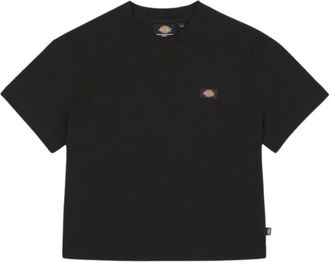 Dickies Femme, Tops, Noir, Taille: 38 FR Oakport Boxy Tee-shirt &agrave; manches courtes
