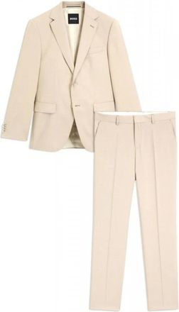 HUGO BOSS Homme, Costumes, Beige, Taille: 2XL Single Breasted Suit