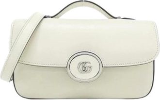 Gucci Mini sac &agrave; main vintage Pre-owned - Femme - Pre-owned - Blanc - Taille: ONE Size