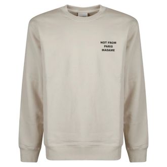 Dr&ocirc;le de Monsieur Homme, Sweatshirts et sweats &agrave; capuche, Beige, Taille: L Le SweaT-shirt Slogan
