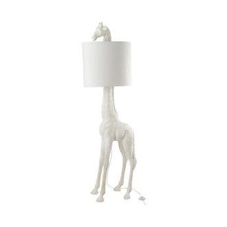Paris Prix Paris Prix - Lampadaire Design Girafe Kurtis 179cm Blanc
