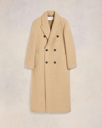 Ami Ami Paris - Zweireihiger Mantel Beige - Gr&ouml;&szlig;e: 44 - f&uuml;r Herren