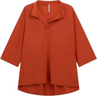 Liviana Conti Femme, Blouses et Chemises, Orange, Taille: 40 FR Chemises