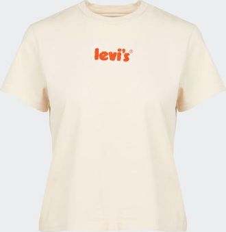 Levi's Tee-shirt col rond en coton - Taille S
