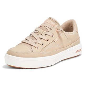 Skechers Arcade Meet Ya There Baskets pour Femme Arch Fit, Taupe, 40 EU