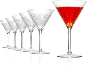 Stölzle NYB SOHO Cocktailschale 6er-Set 250ml - Elegante Cocktailgläser ideal für Martini oder Cosmopolitan - Hochwertige Kristallgläser, nach unten spitz zul