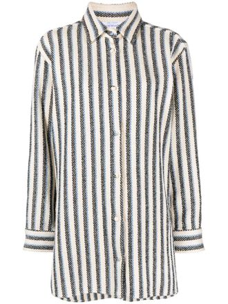 Off-white chemise en coton &agrave; motif Arrows brod&eacute; - Tons neutres