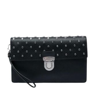 Prada Pre-owned Sac Saffiano clout&eacute; - Femme - Pre-owned - Noir - Taille: ONE Size
