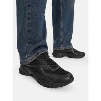 Calvin Klein Sneakers Calvin Klein Hike Runner Laceup Strip M-Lt HM0HM02154 Schwarz