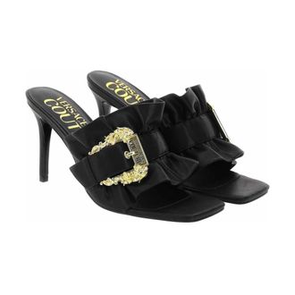 Versace Jeans Couture Stilvolle Sandalen f&uuml;r Modebegeisterte - - Shoes - Damen - Schwarzk - 40 EU