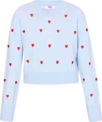 Mymo Pullover Frauen hellblau