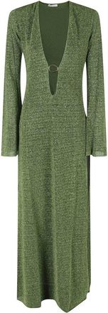 Os&eacute;ree Femme, Robes, Vert, Taille: 40 FR Lumiere O-Long Kaftan